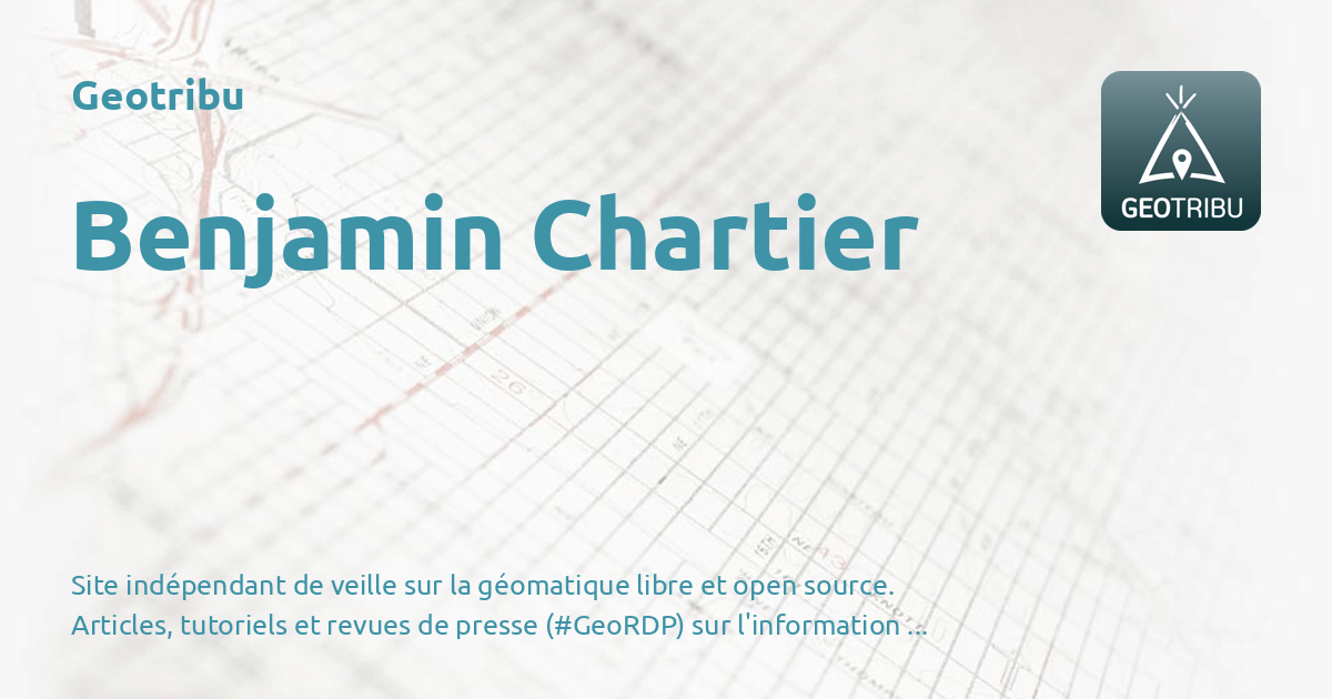 Benjamin Chartier - Geotribu