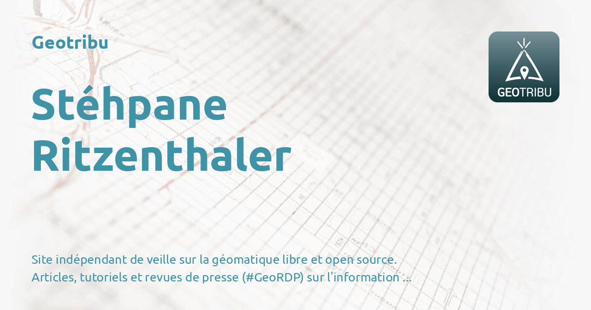 Stéhpane Ritzenthaler - Geotribu